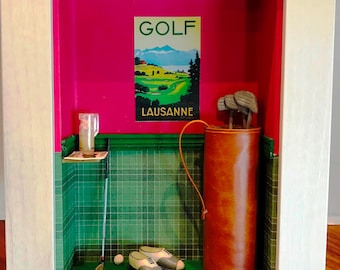Golf shadow box | Etsy