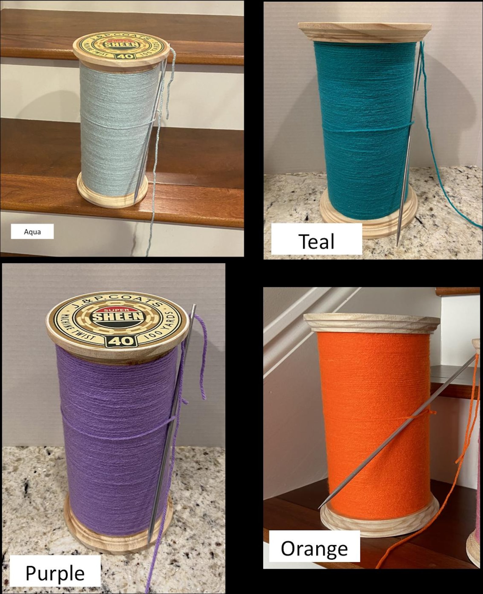 Super-giant Faux Spools of Thread - 22", 16", and 12" - Etsy