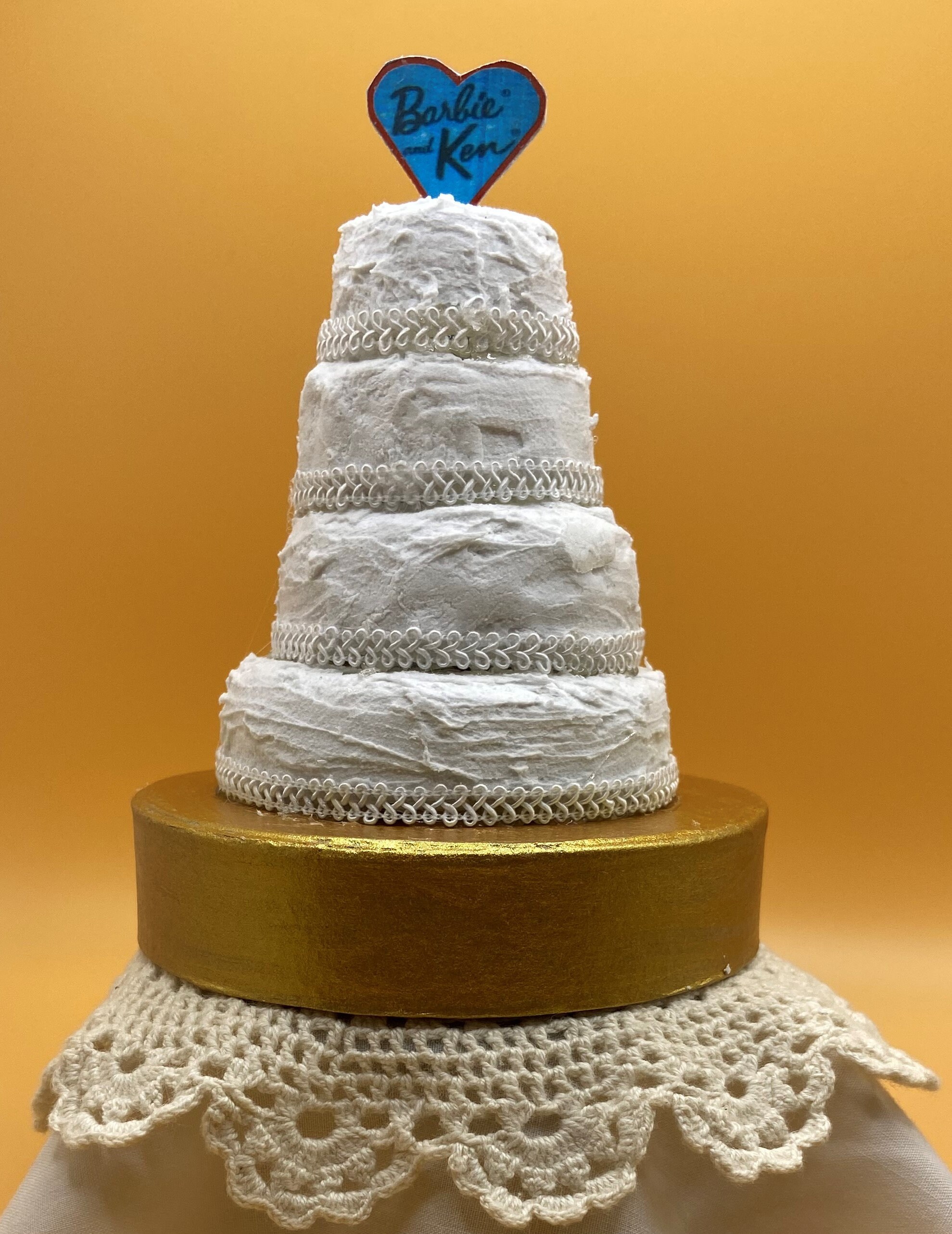 Barbie And Ken Wedding Cake