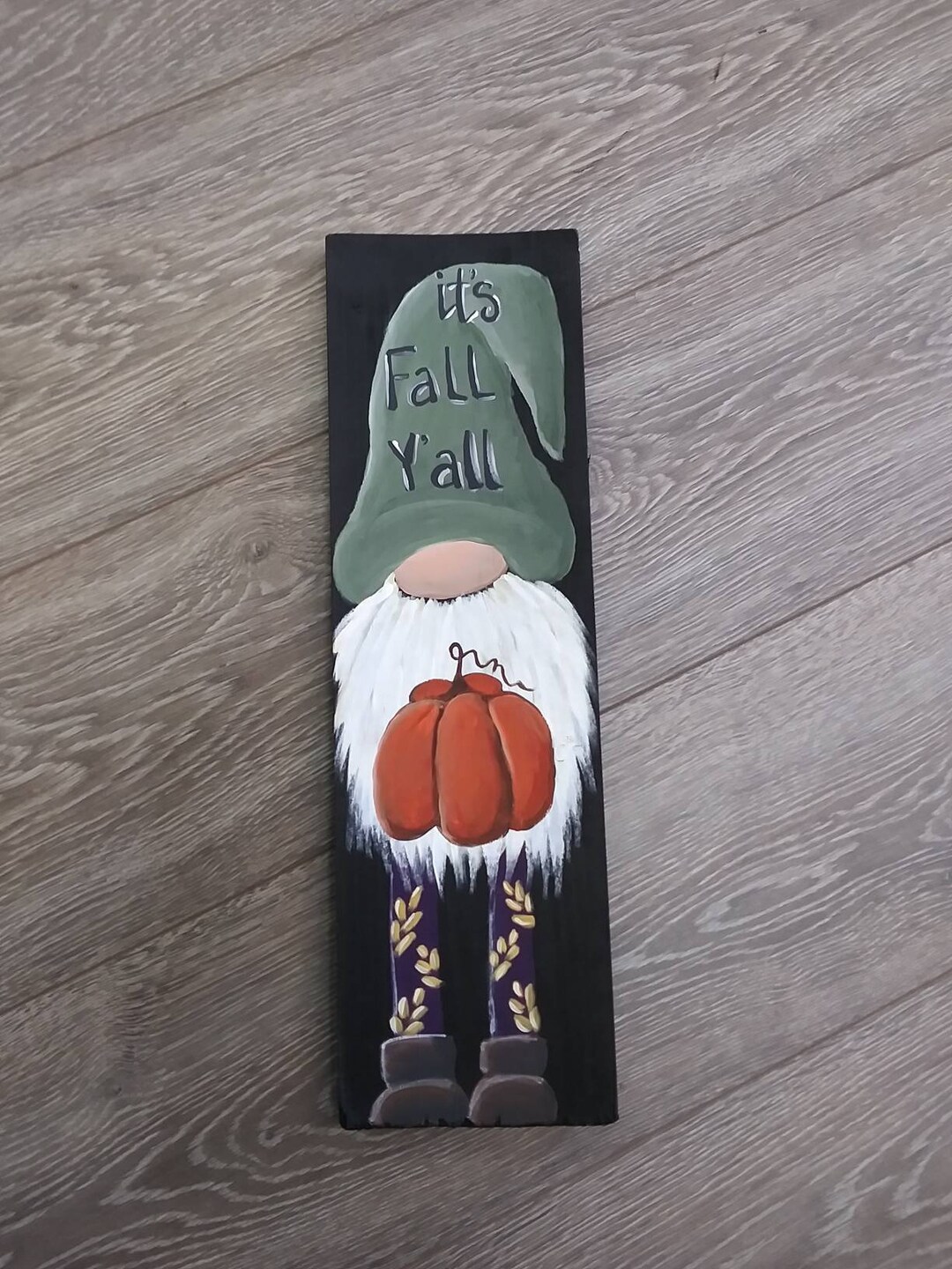 Gnome Sign, Pumpkin, Wood Sign, It's Fall Y'all, Gnomes, Fall Gnome ...