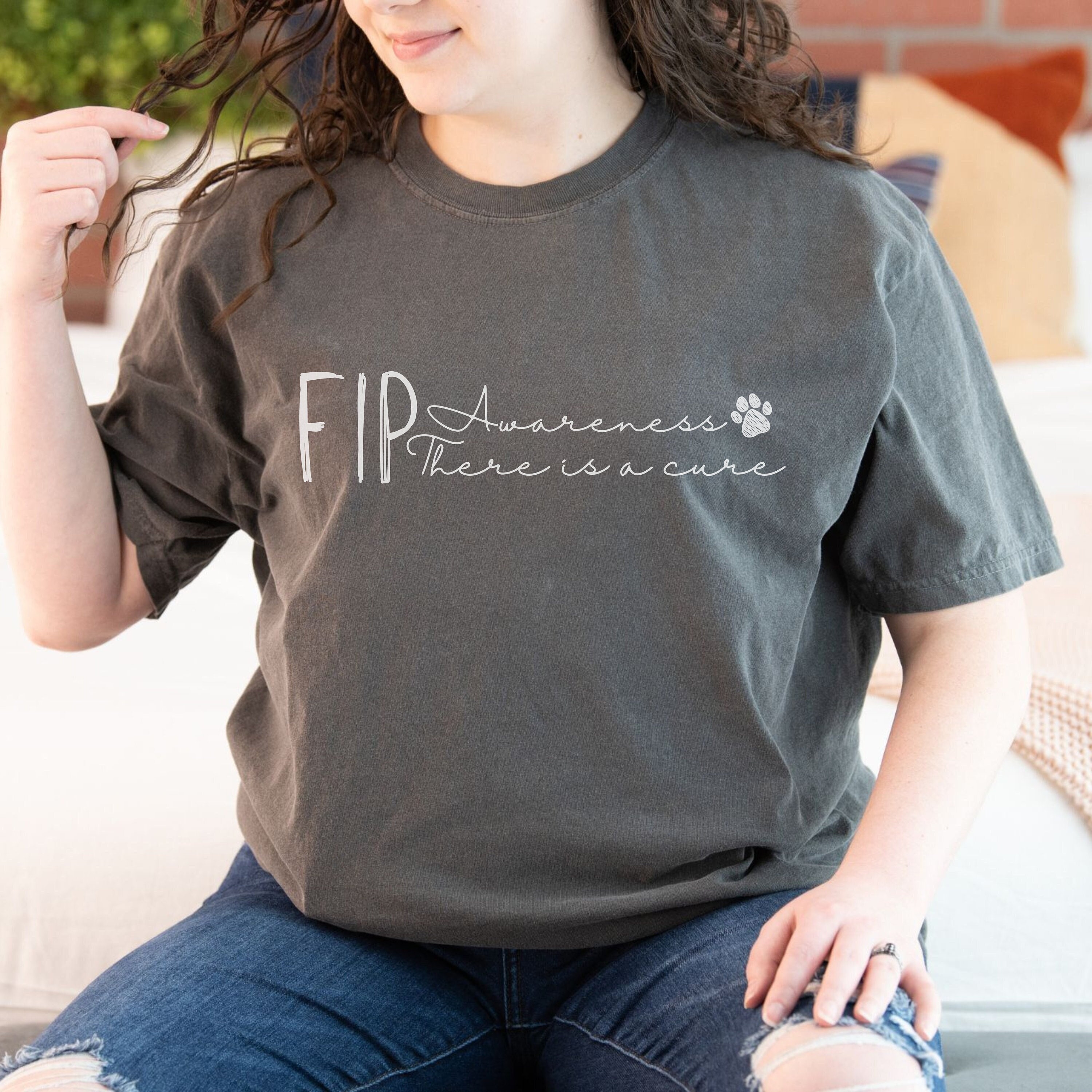 FIP Awareness There is a Cure, Comfort Colors, Unisex Garment-dyed T ...