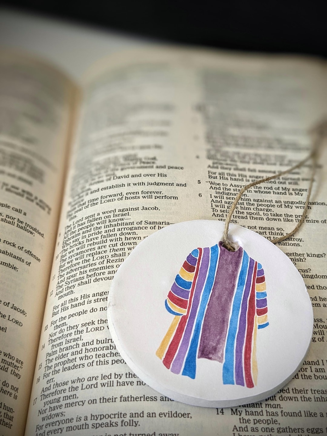 Joseph and the Coat of Many Colors Jesse Tree Advent Christmas Ornament ...