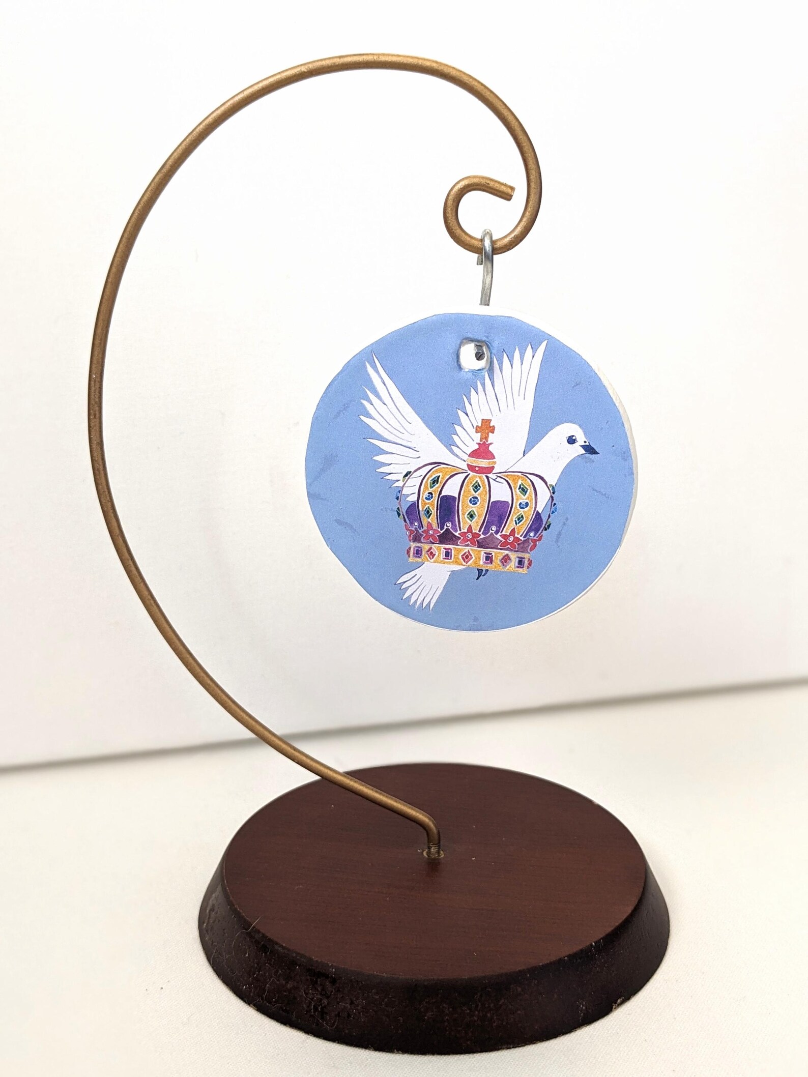 Dove and Crown Prince of Peace Jesse Tree Advent Christmas Ornament for ...