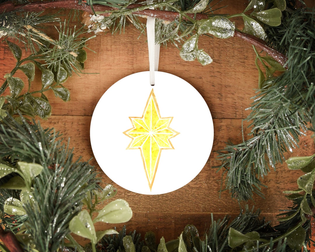 Jesús Estrella De Jacob Y Luz Del Mundo Metal Jesse Tree Ornamentos ...