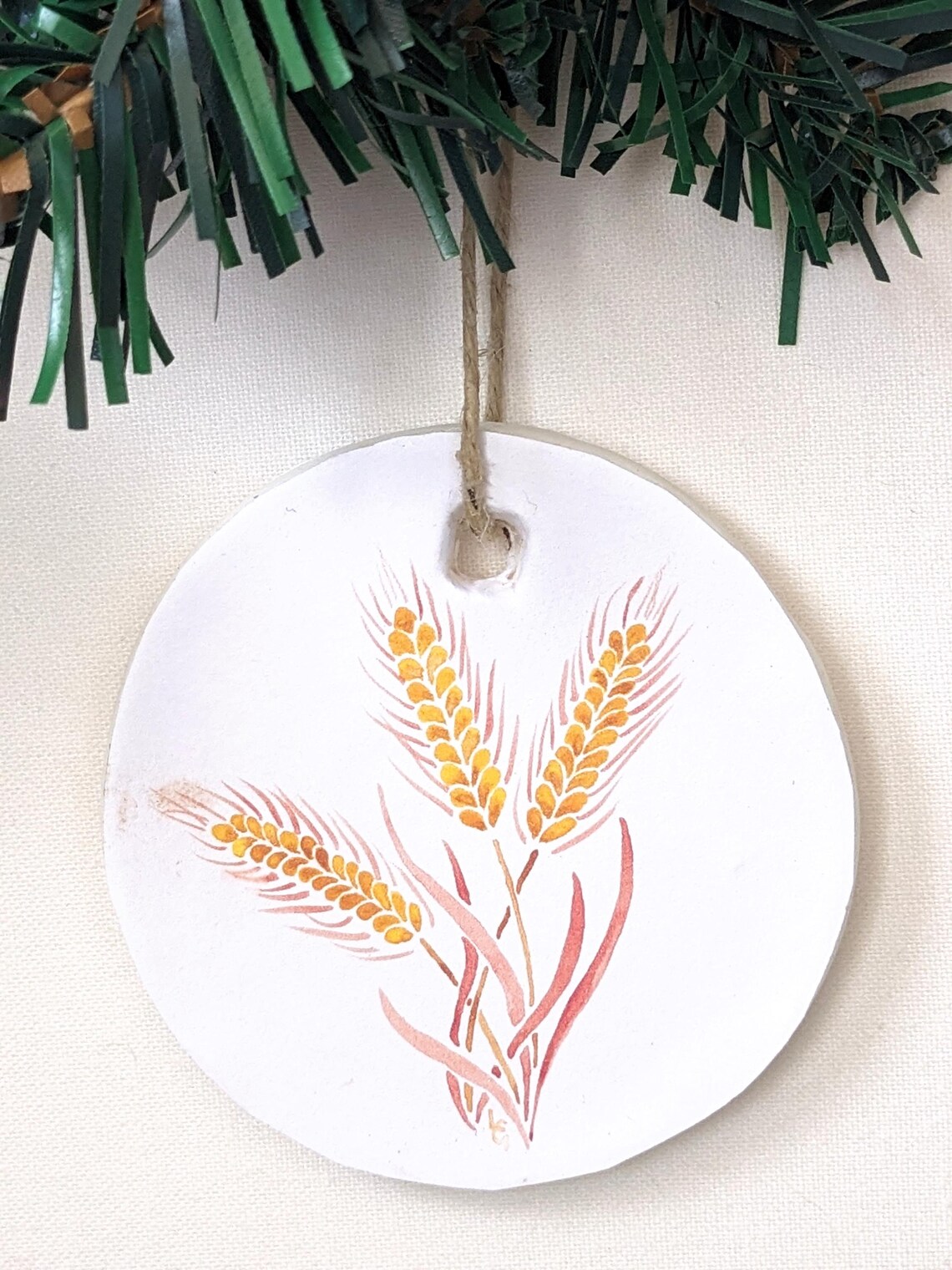 Ruth and the Grain Stalks Jesse Tree Advent Christmas Ornament for ...