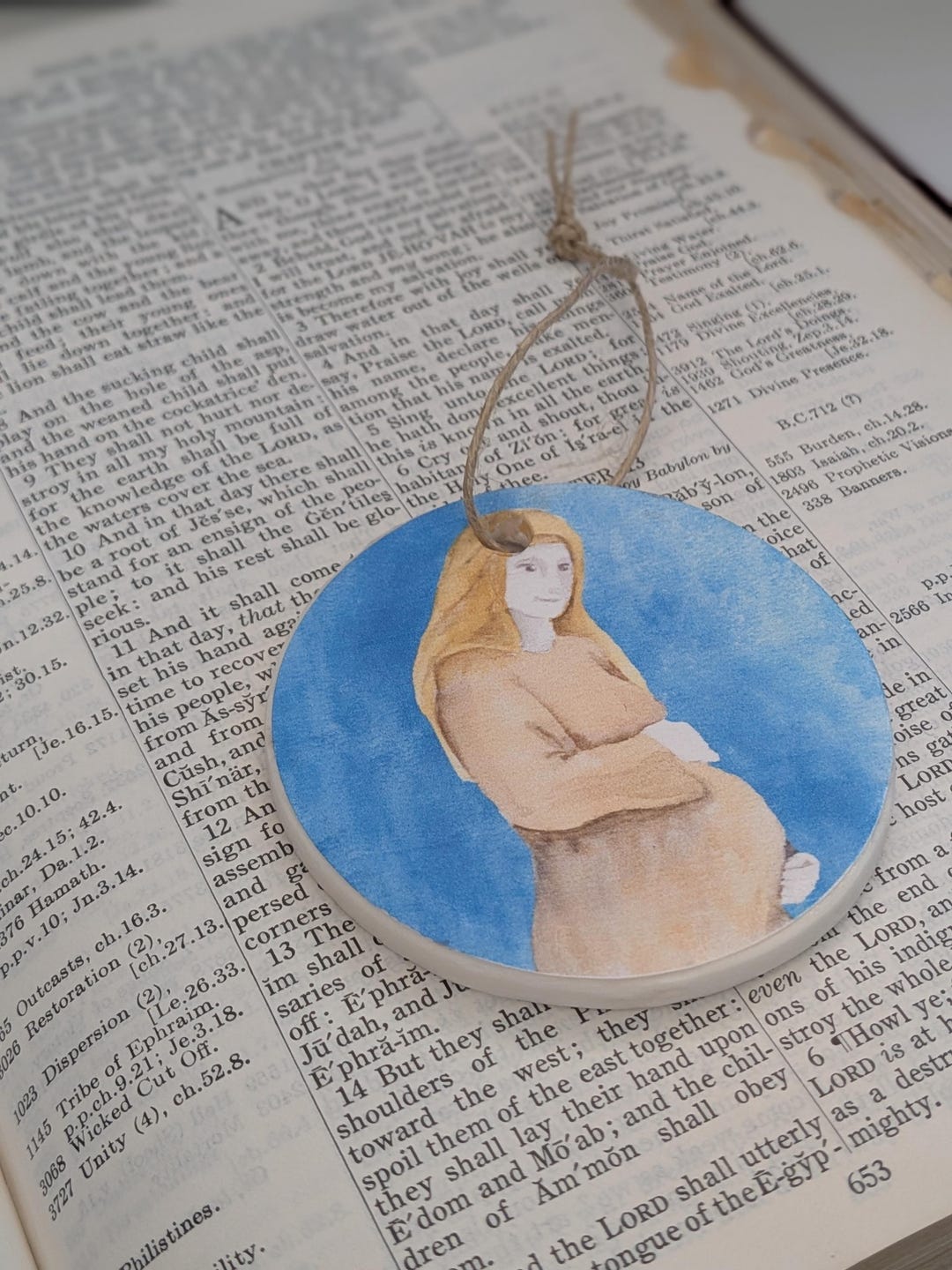 Mother Mary Jesse Tree Advent Christmas Ornament for Family - Etsy