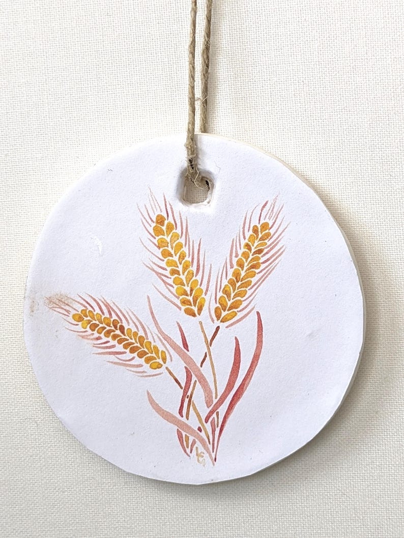 Ruth and the Grain Stalks Jesse Tree Advent Christmas Ornament for ...