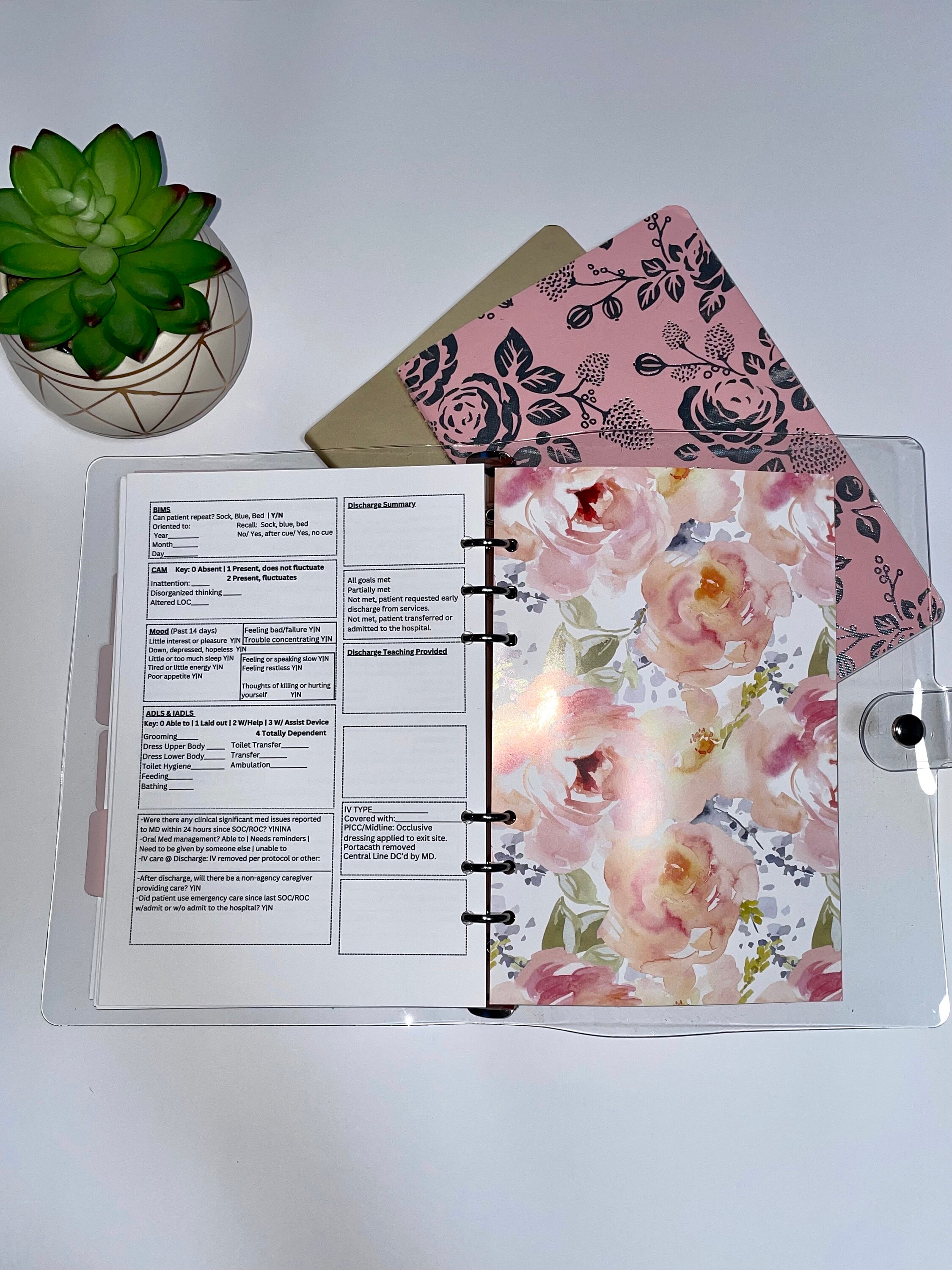 Home Health Visit Notebook - Etsy