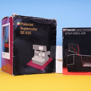 Polaroid Camera Supercolor SE 635 Ltd Edition Built in Flash Working ...