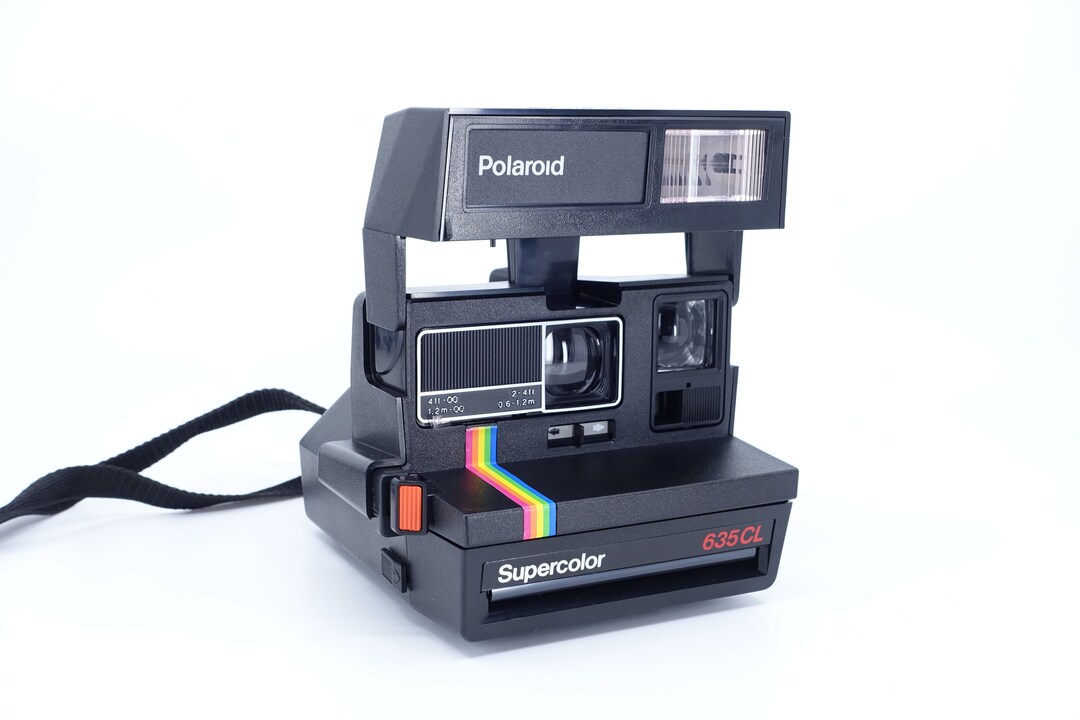 Polaroid Instant Film Camera Supercolor 635CL Built in Flash - Etsy