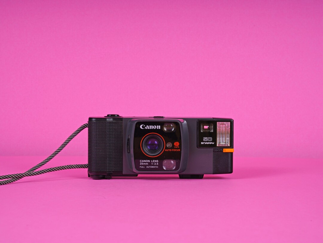 Canon Snappy 50 35mm Compact Camera - Fully Automatic - Flash - Etsy