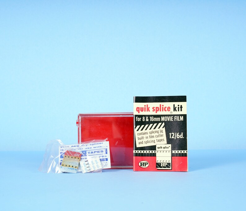 Vintage Quik Splice Cine Film Splicer 16mm, 8mm - With Case ...