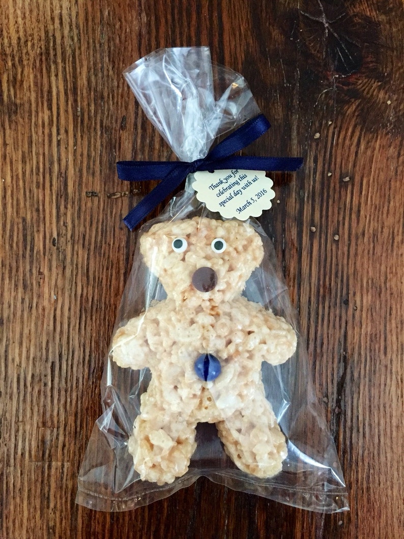 Teddy Bear Rice Crispie Treats 12 | Etsy