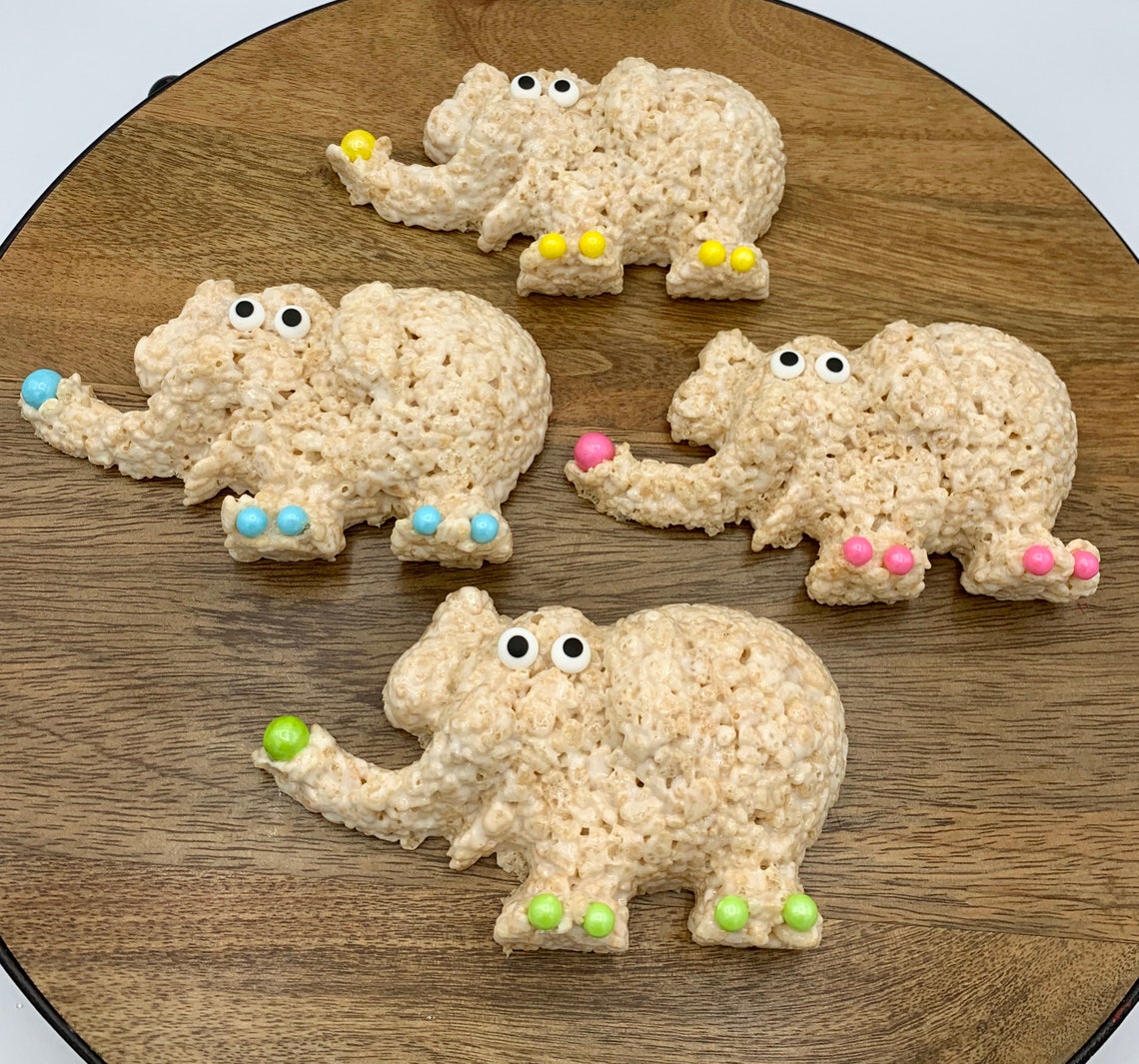 Elephant Rice Crispie Treats 12 - Etsy