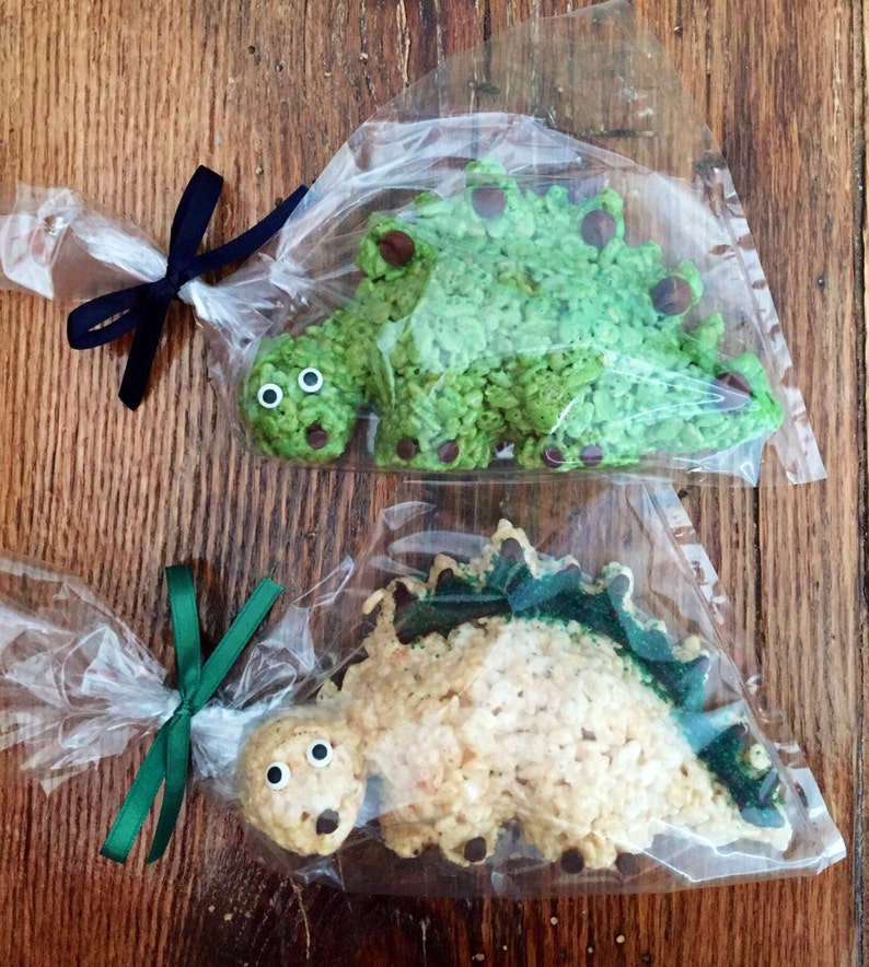 Dinosaur Dino Rice Crispie Treats 12 | Etsy