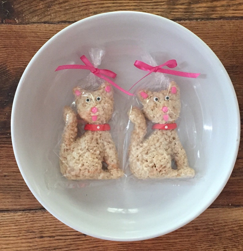 Kitty Cat Rice Crispie Treats 12 | Etsy
