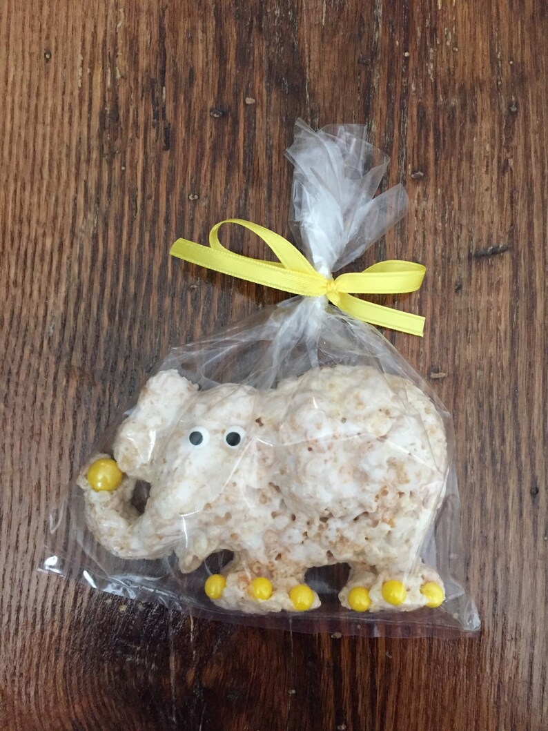 Elephant Rice Crispie Treats 12 | Etsy