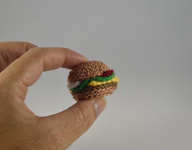 Pattern of Tiny Cute Little Burger (PDF Ready to Download in English ...
