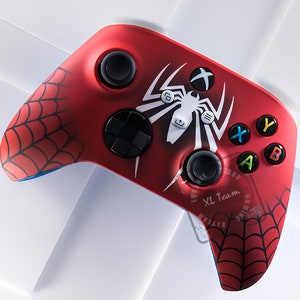 Custom Spiderman Themed Xbox Wireless Controller for Xbox Series X | S ...