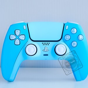 Custom Pastel and Baby Blue Themed Playstation 5 PS5 Dualsense Wireless ...