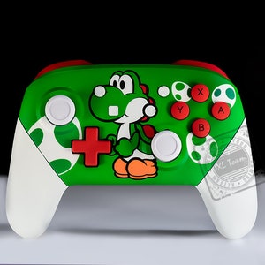 Custom Super Mario Yoshi Themed Nintendo Switch Pro Controller - Etsy