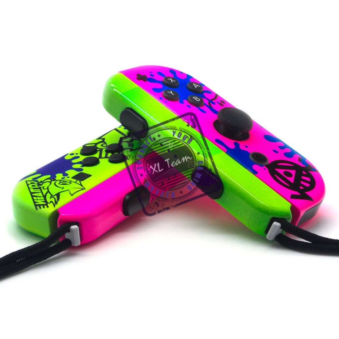 Custom Splatoon 2 Ink Themed Nintendo Switch Joy-con Joycon - Etsy