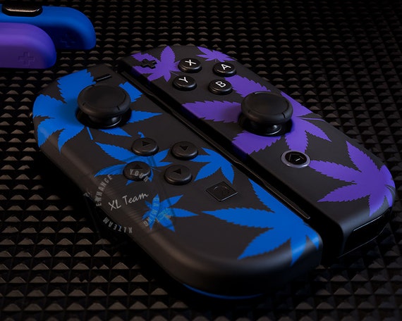 Custom Marijuana Leaf Kush Themed Nintendo Switch Joy-con - Etsy