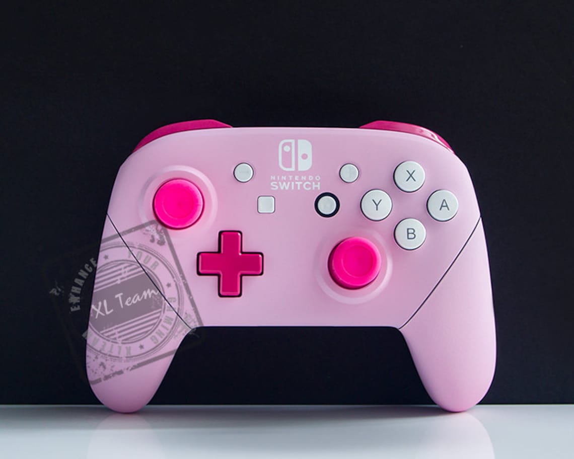Custom Pastel Pink Nintendo Switch Pro Controller - Etsy