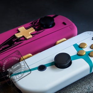 Custom Xenoblade Chronicles Mythra Pyra Themed Nintendo Switch Joy-con ...