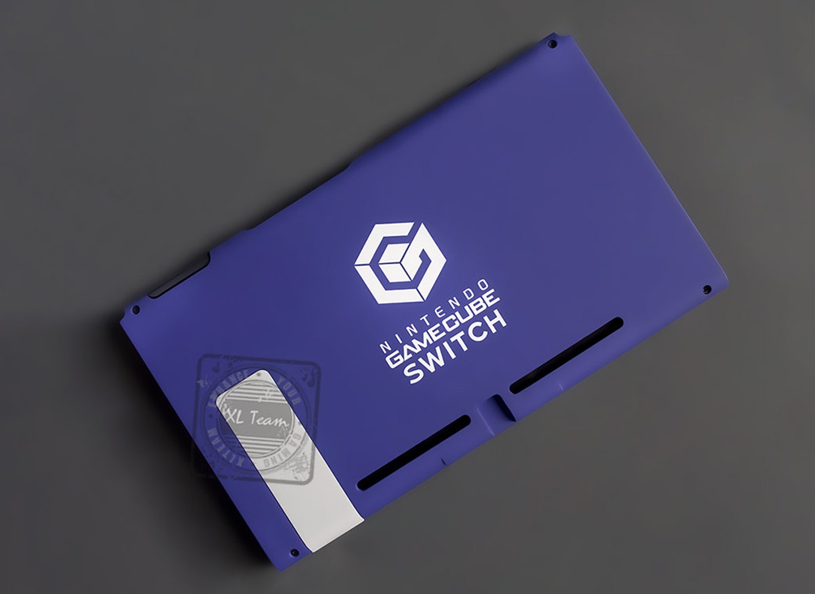 Custom Gamecube Themed Nintendo Switch Hand Painted Back Plate | OLED ...