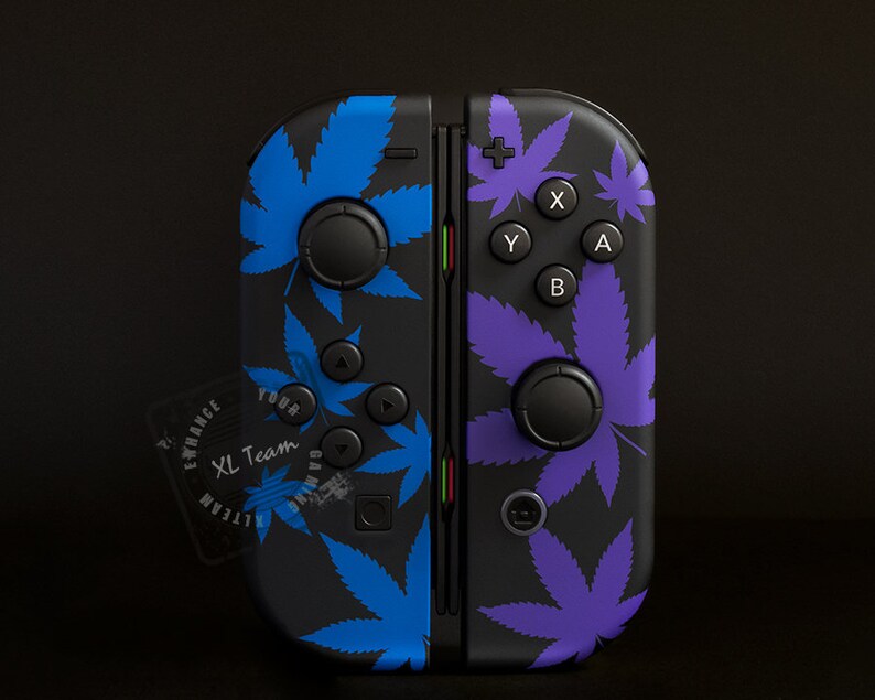 Custom Marijuana Leaf Kush Themed Nintendo Switch Joy-con - Etsy