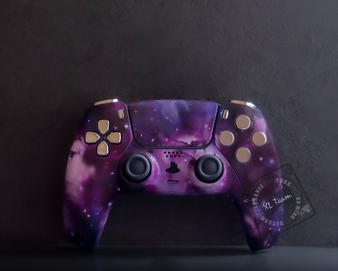 Sony PlayStation 5 PS5 DualSense Custom Galaxy Nebula | Etsy