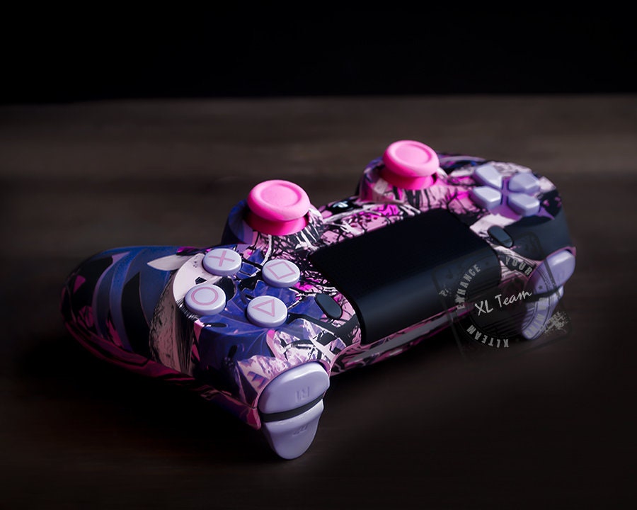 Sony Playstation 4 PS4 Dualshock 4 Custom Pink Muddy Girl Camo - Etsy