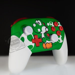 Custom Super Mario Yoshi Themed Nintendo Switch Pro Controller - Etsy ...