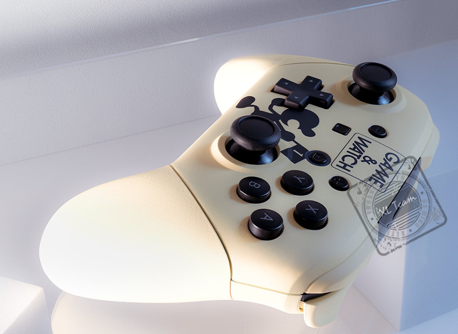 Custom Mr. Game and Watch Themed Nintendo Switch Pro - Etsy