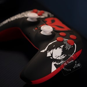 Custom Persona 5 Crow Goro Akechi Themed Playstation 5 PS5 Dualsense ...
