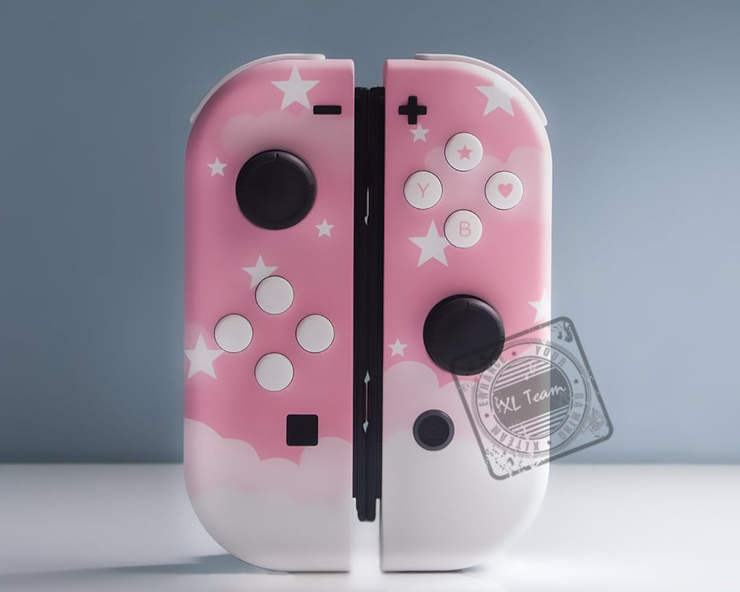 Custom Pastel Pink Aesthetic Stars and Clouds Sweet Dreams Nintendo ...