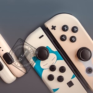 Custom Pokemon Snorlax and Cubone Themed Nintendo Switch Joy-con Joycon ...