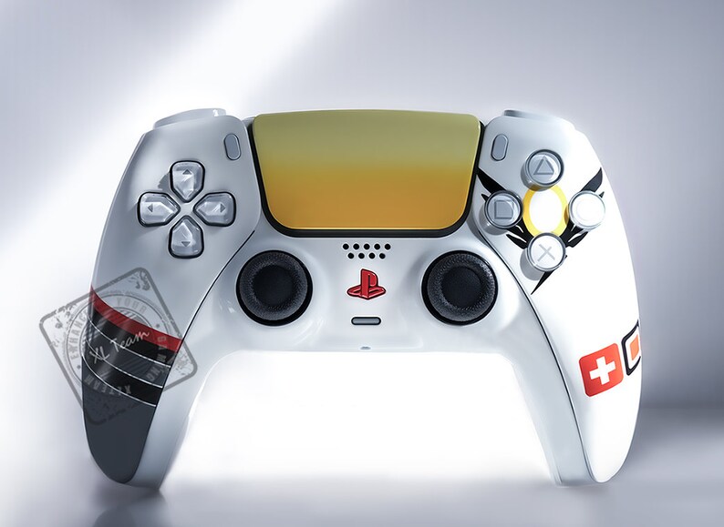 Custom Playstation 5 PS5 Dualsense Controller Overwatch Mercy - Etsy