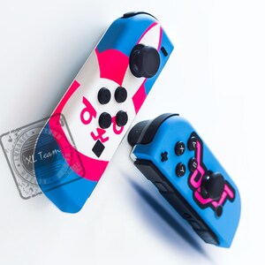 Custom Overwatch D.VA DVA Themed Nintendo Switch Joy-con Joycon ...