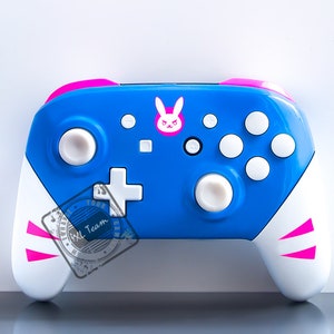 Custom Overwatch D.VA DVA Themed Nintendo Switch Pro Controller - Etsy