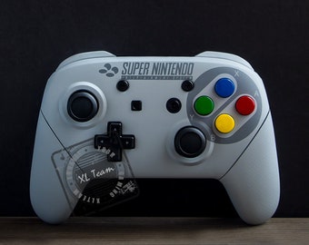 Custom SNES Super Nintendo Themed Nintendo Switch Pro Controller - Etsy