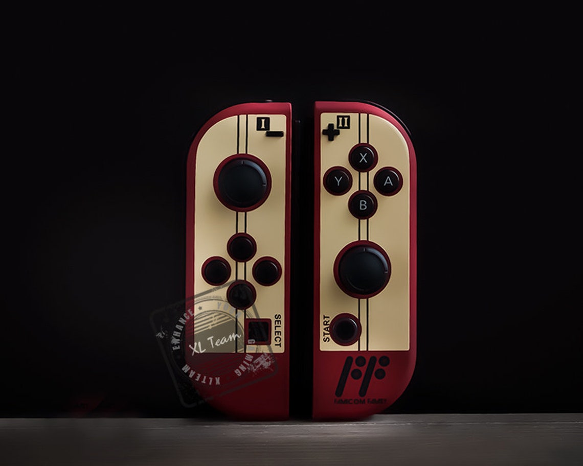 Custom Nintendo Famicom Themed Nintendo Switch Joy-con Joycon | Etsy