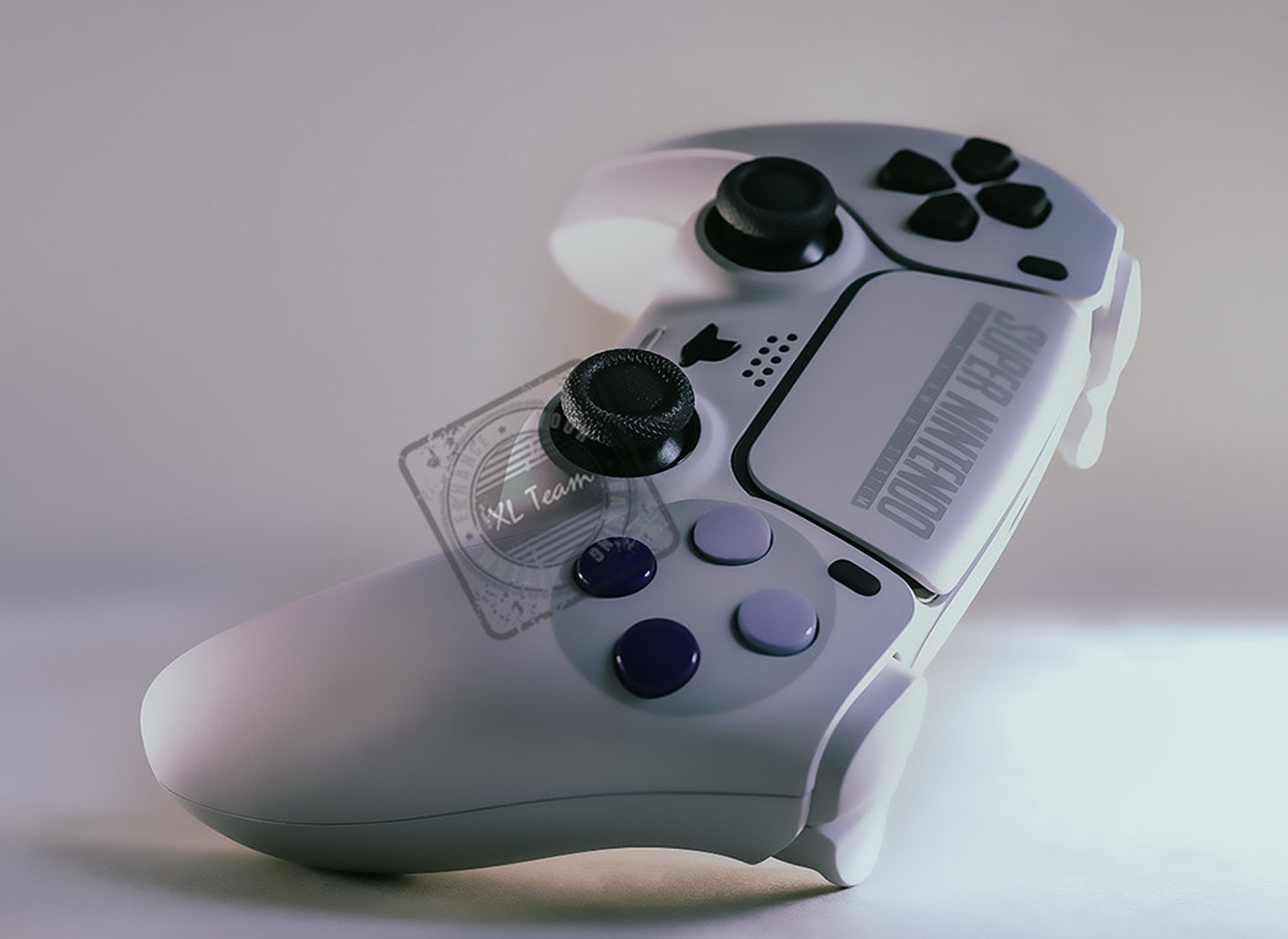 Custom SNES Super Nintendo Playstation 5 PS5 Dualsense Controller - Etsy