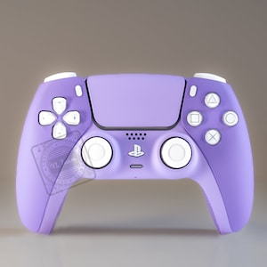 Custom Pastel and Baby Purple Lilac Themed Playstation 5 PS5 Dualsense ...