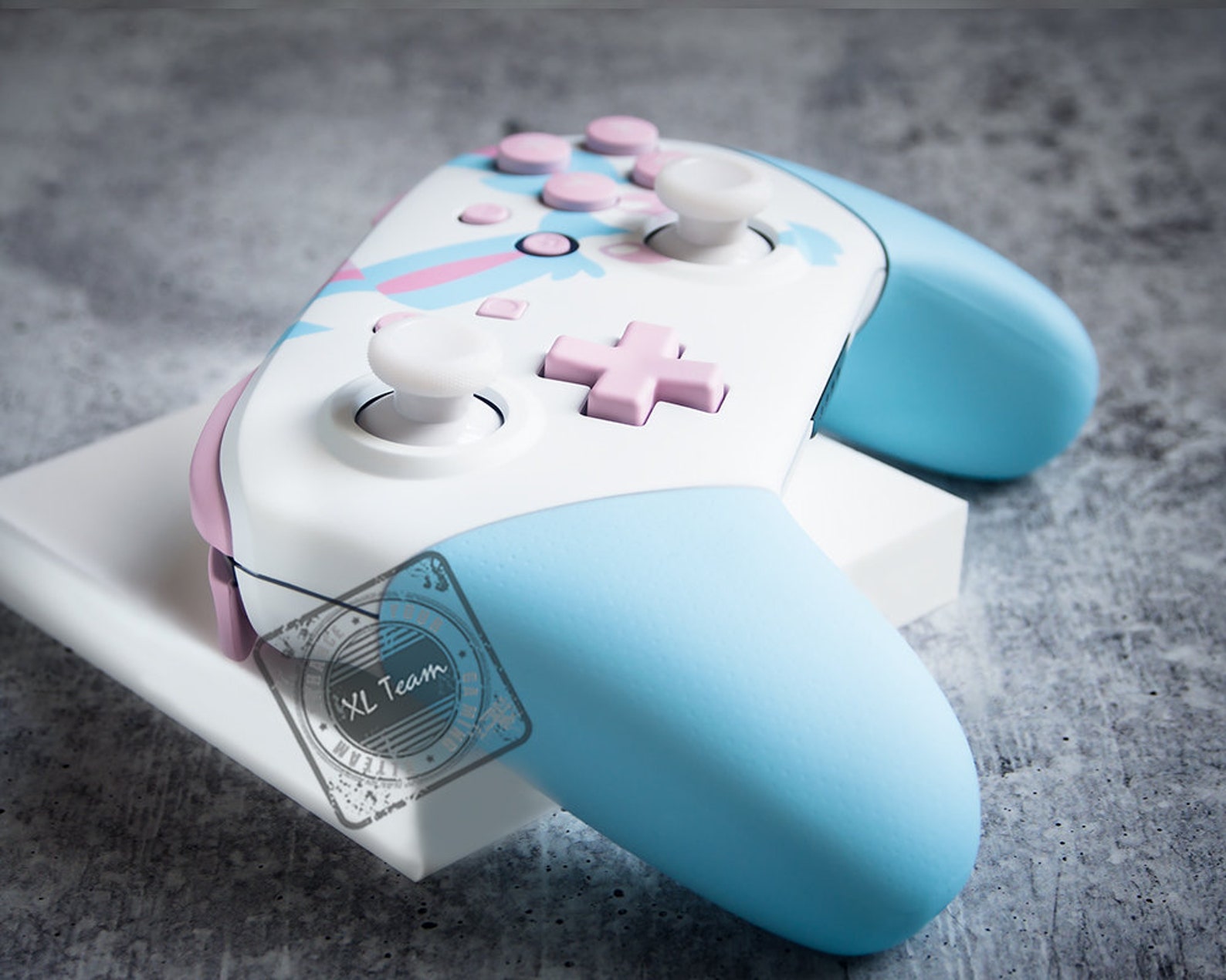 Custom Shiny Sylveon Themed Nintendo Switch Pro Controller - Etsy