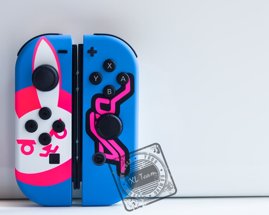 Custom Overwatch D.VA DVA Themed Nintendo Switch Joy-con - Etsy