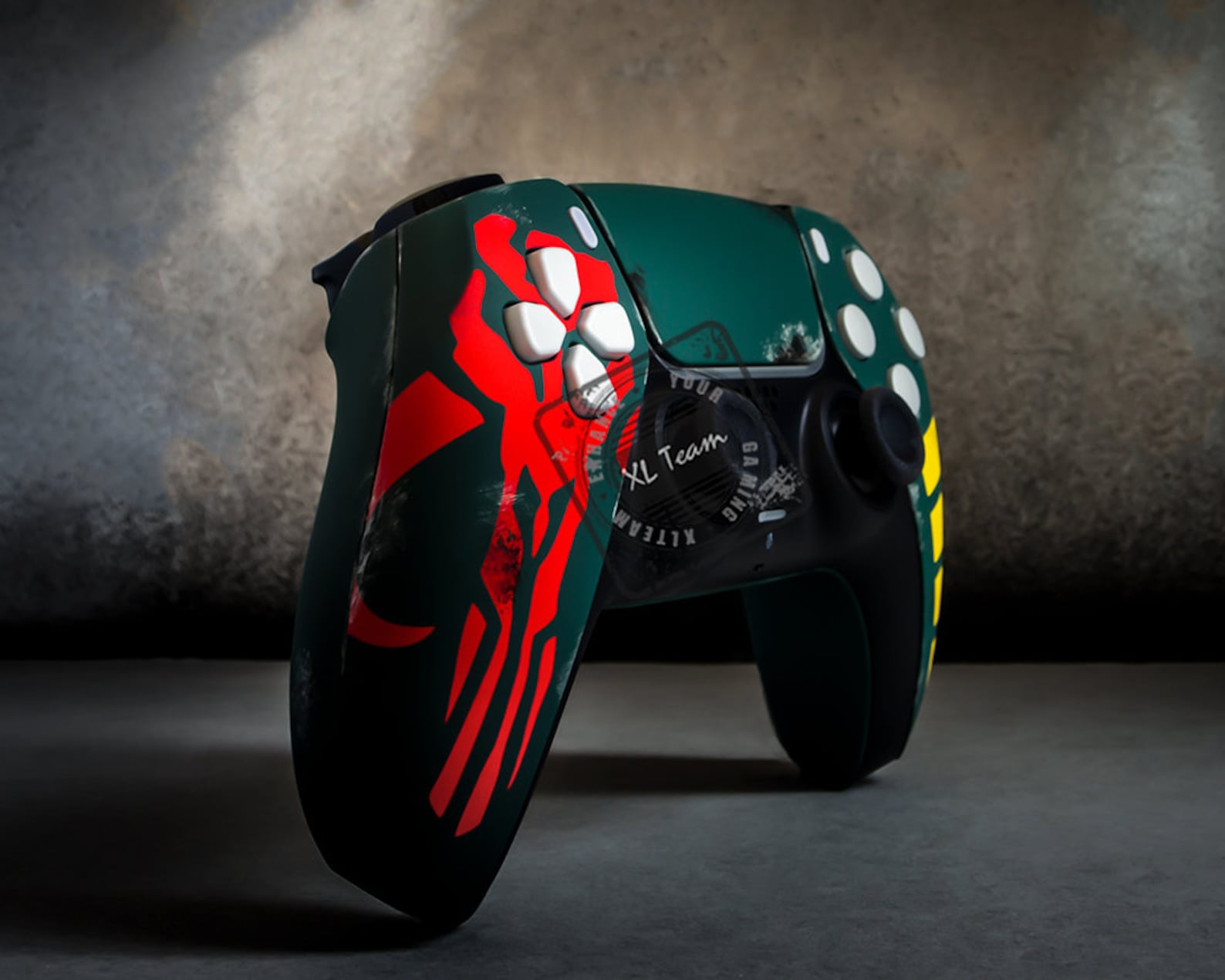 Custom Boba Fett Themed Playstation 5 PS5 Dualsense Wireless Controller ...