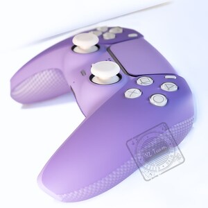 Custom Pastel and Baby Purple Lilac Themed Playstation 5 PS5 Dualsense ...