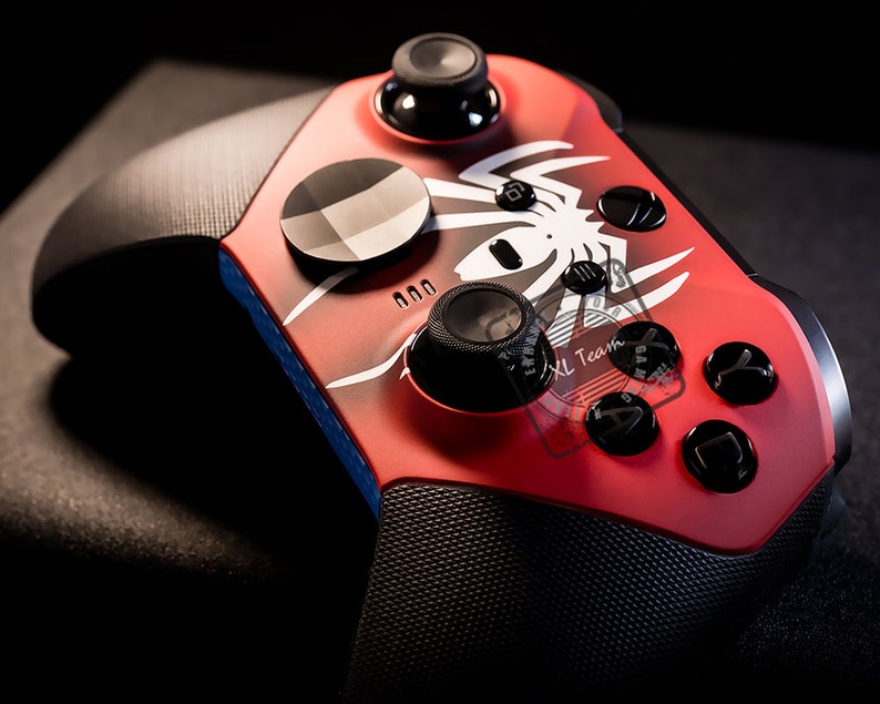 Custom Spiderman Themed Xbox Elite Series 2 Controller - Etsy